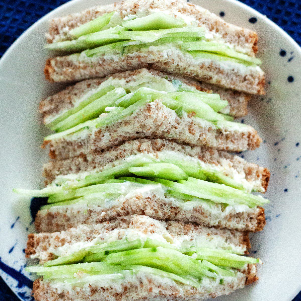 Cream Cheese Cucumber Sandwiches with Jalapeno – Midwexican
