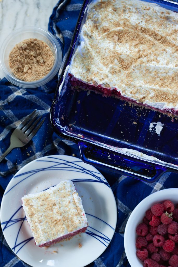 Raspberry Jello Delight Bars – Midwexican