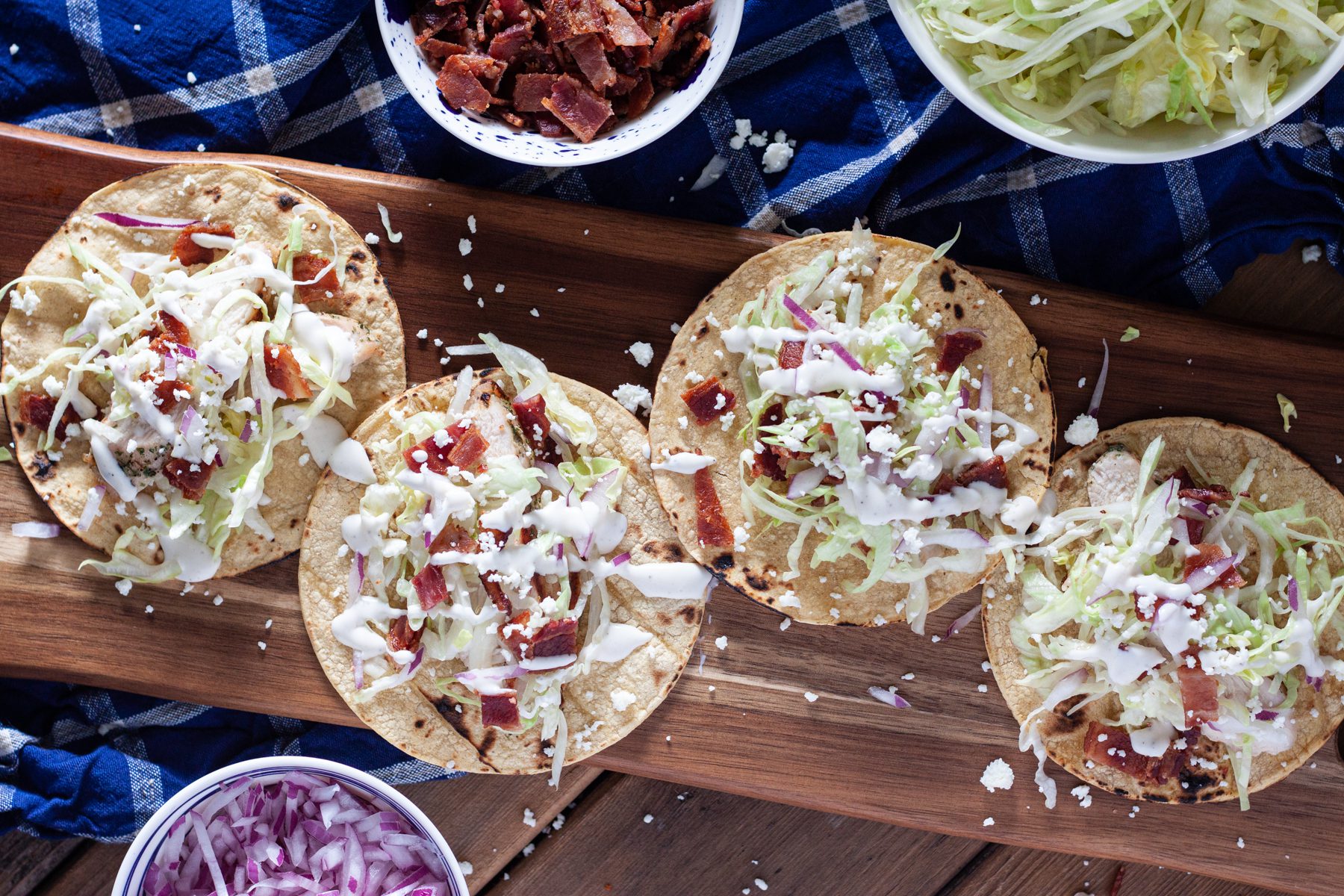 Chicken Bacon Ranch Tacos – Midwexican