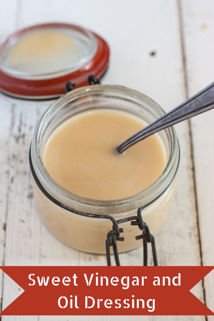 Sweet Vinegar and Oil Dressing – Midwexican