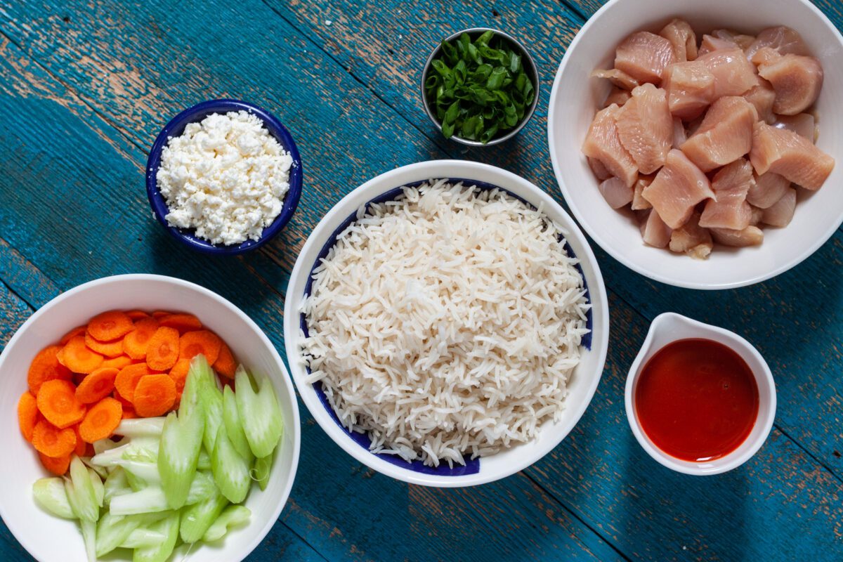 Buffalo Chicken Rice Bowl – Midwexican