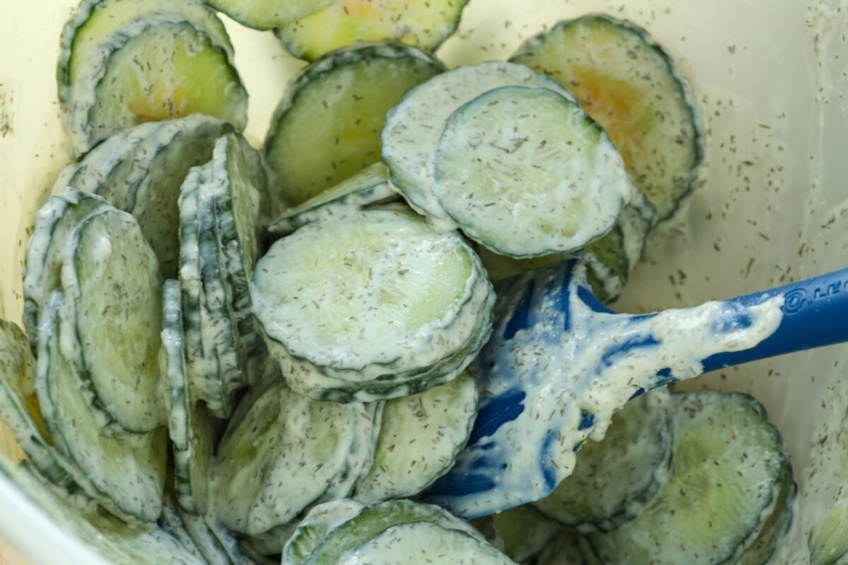 Creamy Dill Pickle Cucumber Salad – Midwexican
