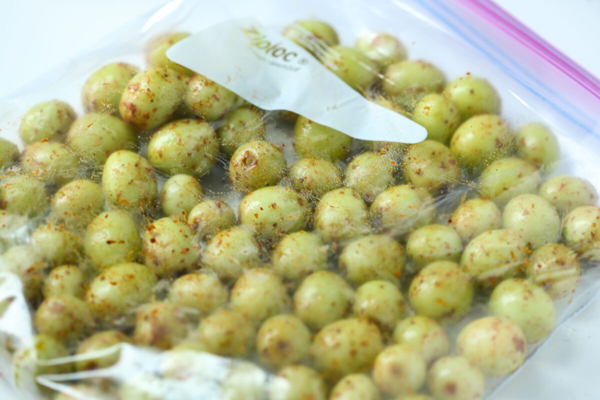 Frozen Grapes with Tajin – Midwexican